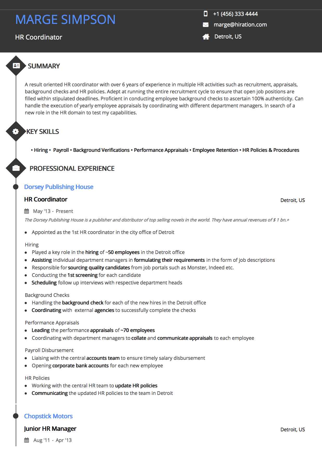Online Resume Builder by Hiration | 150+ Resume Templates
