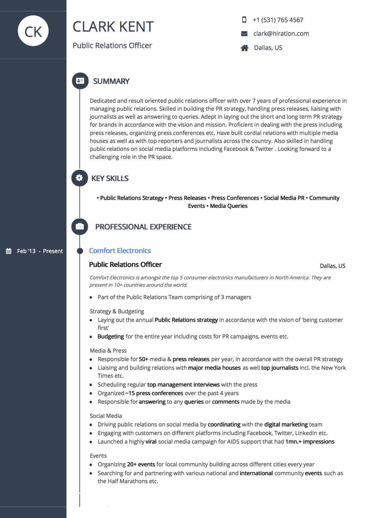 Online Resume Builder by Hiration | 150+ Resume Templates
